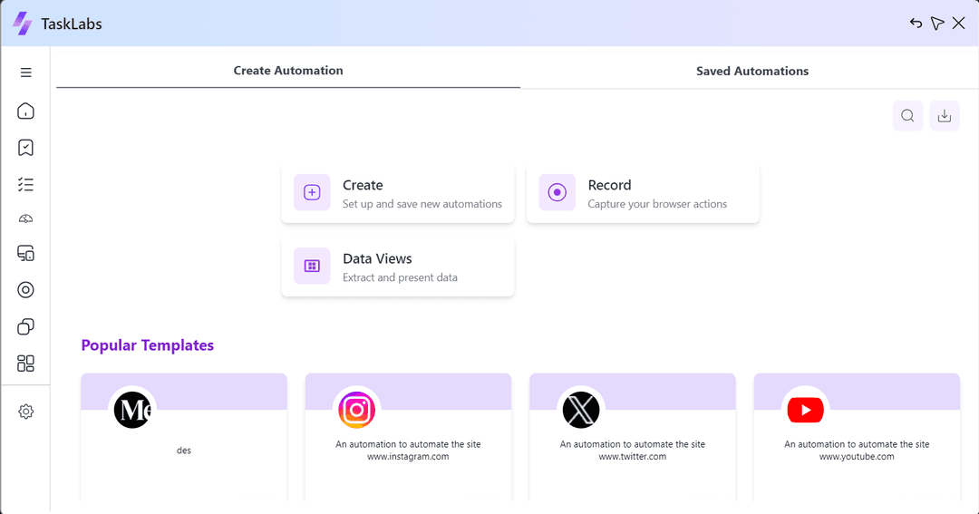 TaskLabs Broswer Automation:Easiest Way to Automate Your Workflows